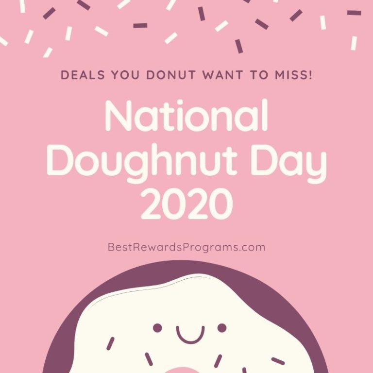 Sweet National Doughnut Day Offers! | Best Rewards Programs