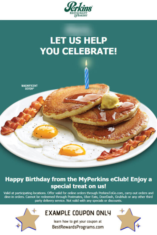 Perkins Free Birthday Meals | Best Rewards Programs