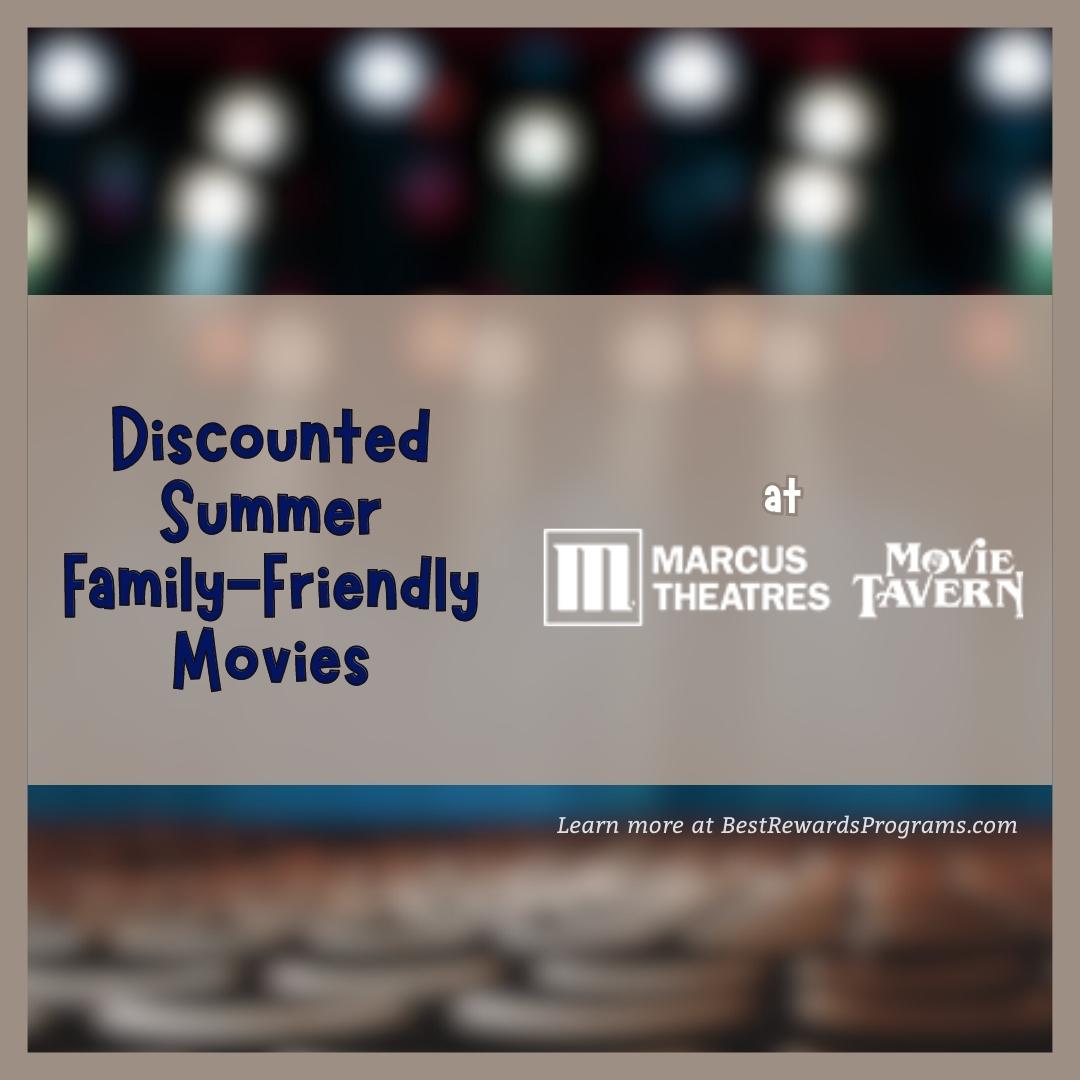 Discounts to Marcus Theatres Kids Dream Family Film Series