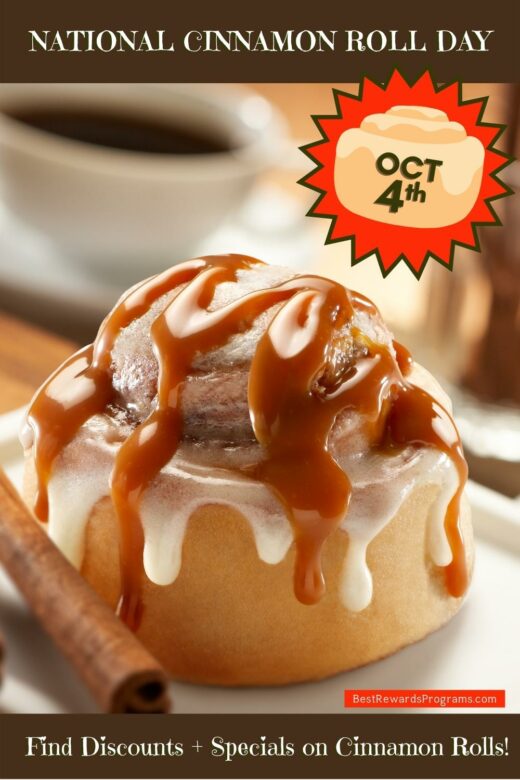 National Cinnamon Roll Day Specials | Best Rewards Programs