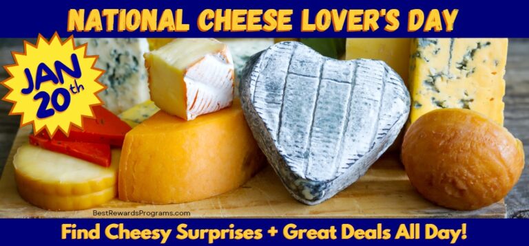 Browse Top National Cheese Lovers Day Deals for Jan 20, 2023