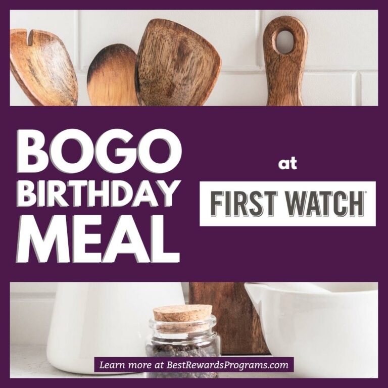First Watch Free Birthday Meals ? Best Rewards Programs