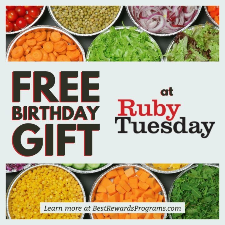 Ruby Tuesday Free Birthday Gifts ? | Best Rewards Programs