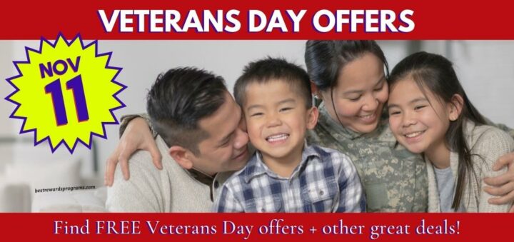 🗽List of Veterans Day Freebies | Best Rewards Programs