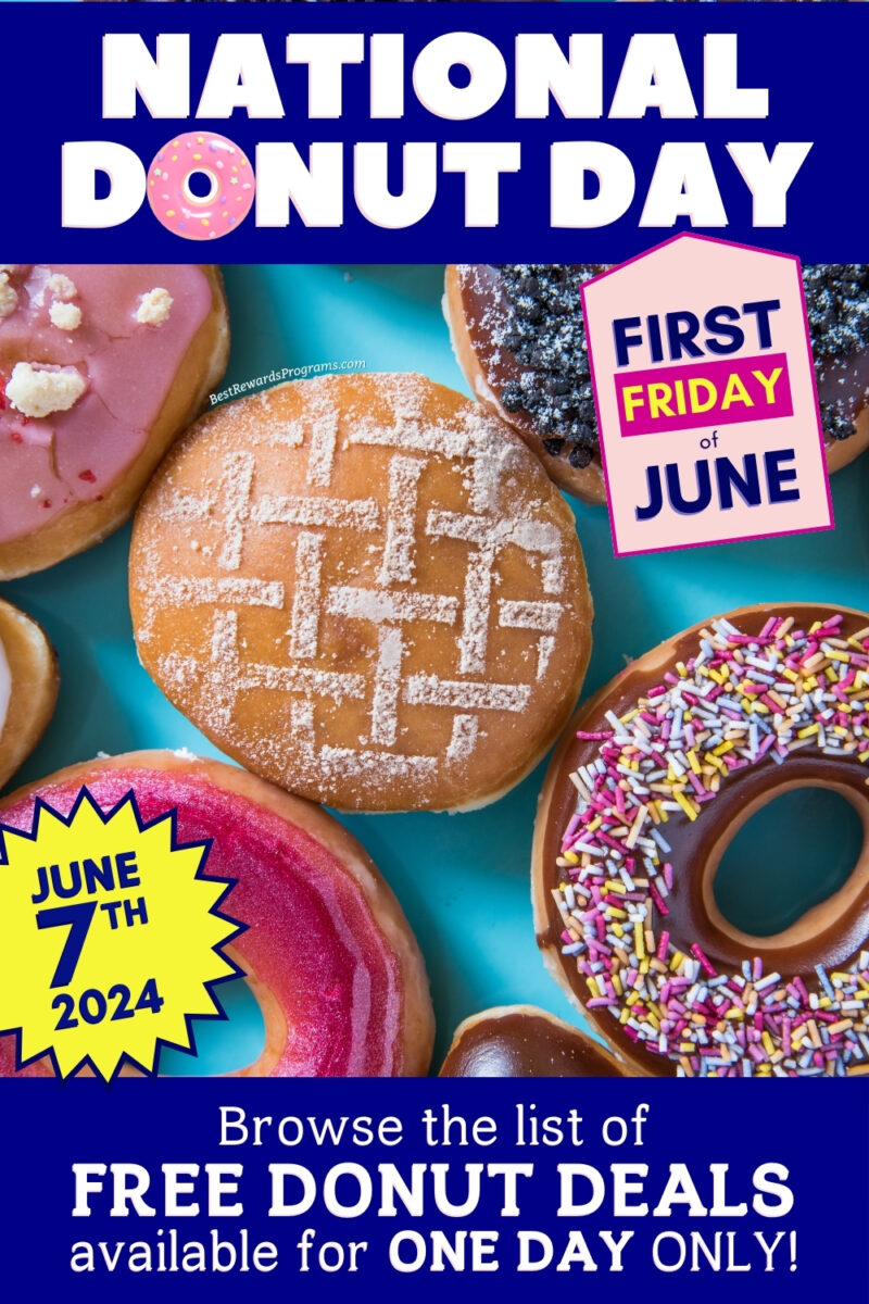 Sweet National Doughnut Day Deals 🍩 | Best Rewards Programs