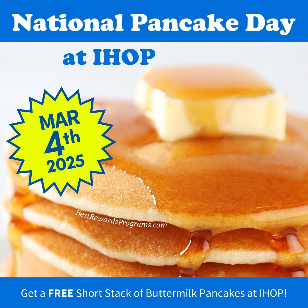 🥞Get Free IHOP Pancakes for National Pancake Day! 🥞