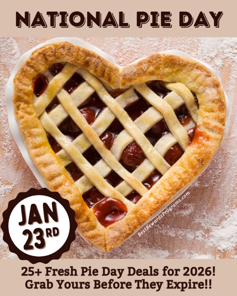 2026 National Pie Day on Jan 23 has over 25 events & offers!