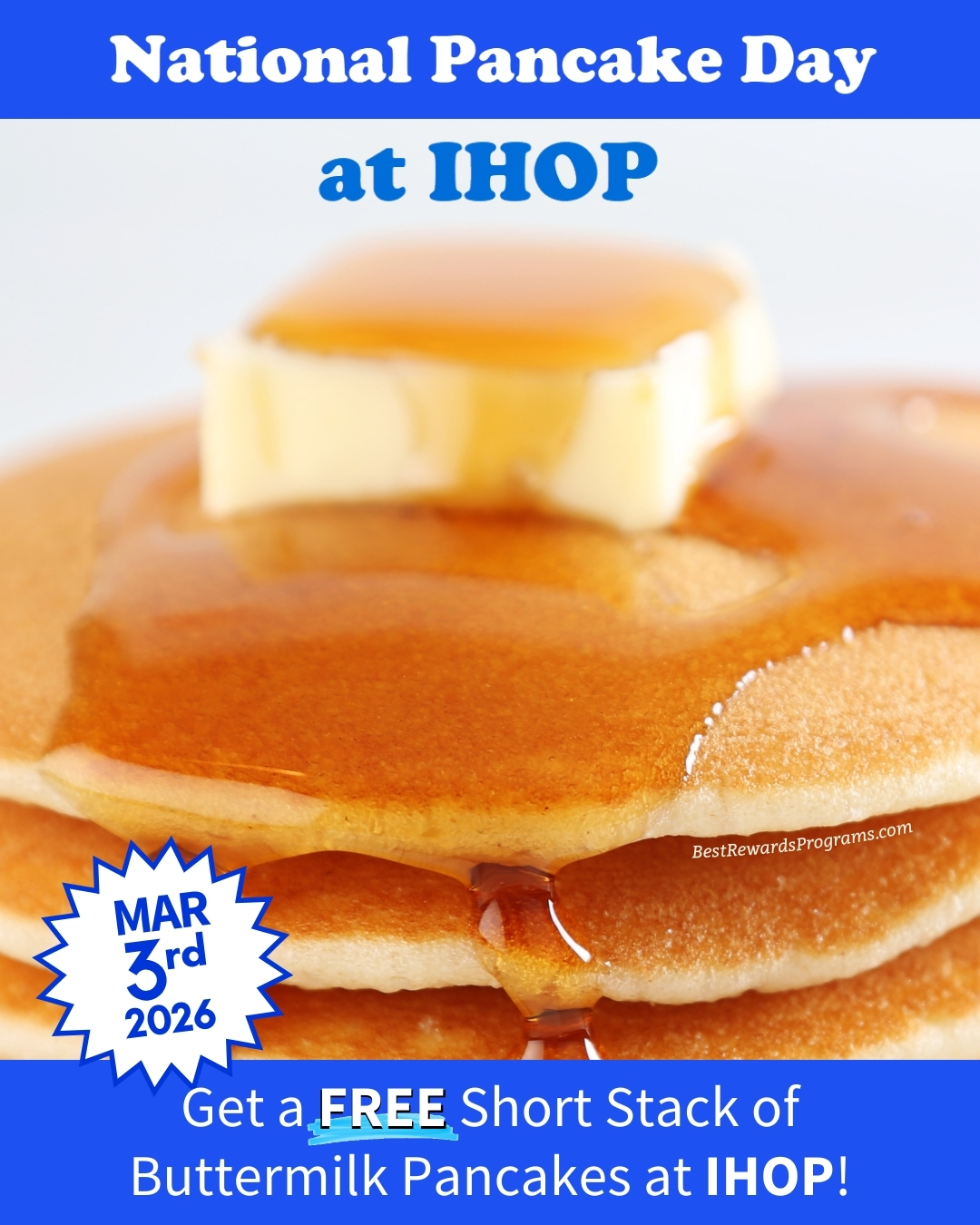 🥞Get Free IHOP Pancakes for National Pancake Day! 🥞